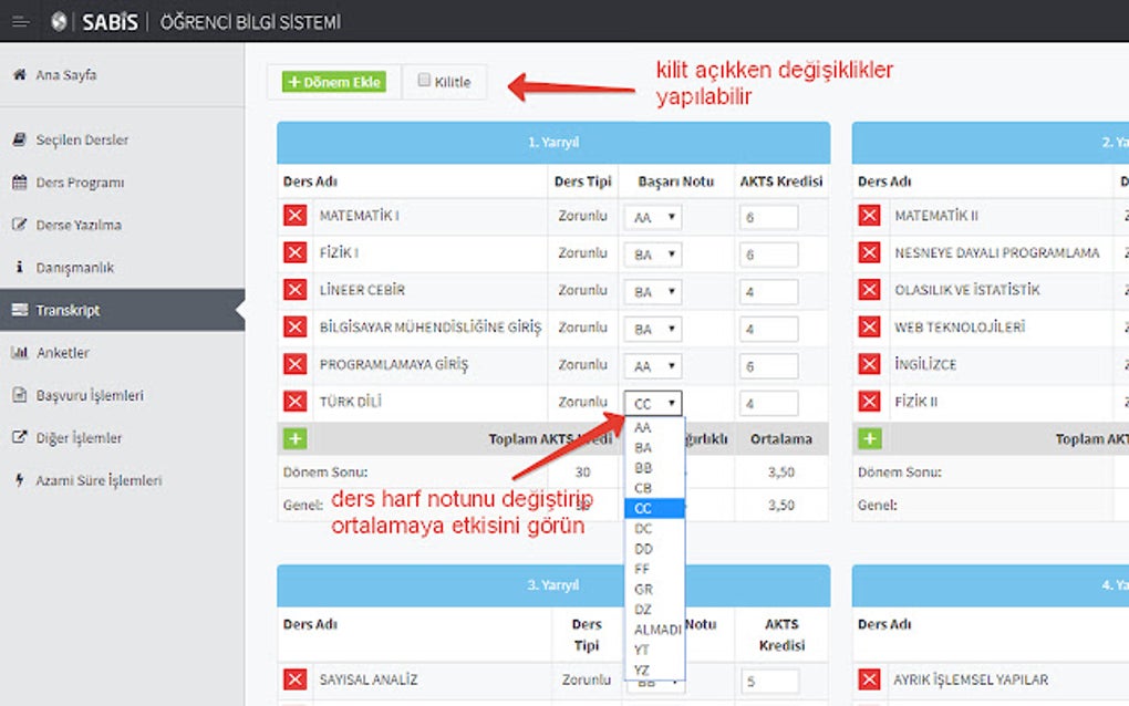 SABİS Transkript Editörü Google Chrome 용 - 확장 프로그램 다운로드