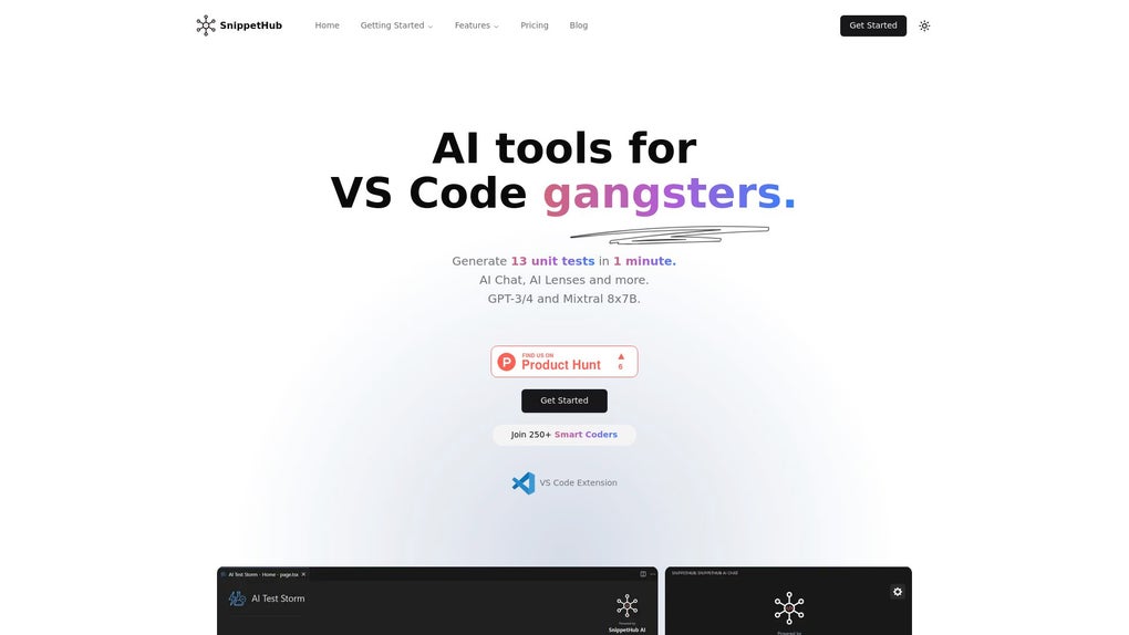 SnippetHub สำหรับ AI ถอดรหัส: รีวิว, คุณสมบัติและการใช้งาน