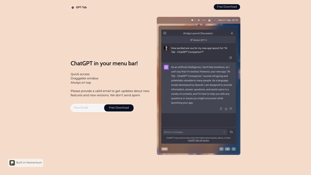 Gpt-tab for AI Productivity: review, features & use cases