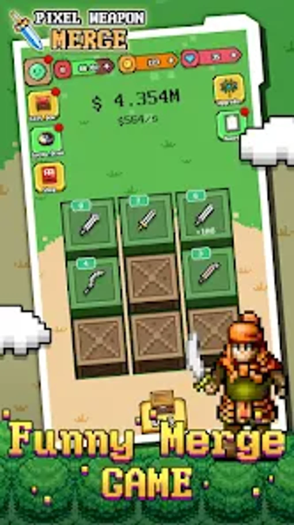 Pixel Weapon Merge for Android - Download
