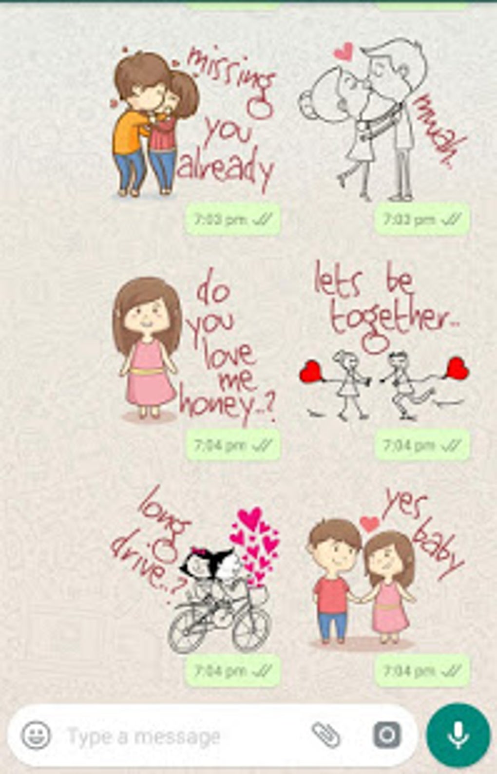Animated Love Stickers - WAStickerApps APK para Android - Descargar