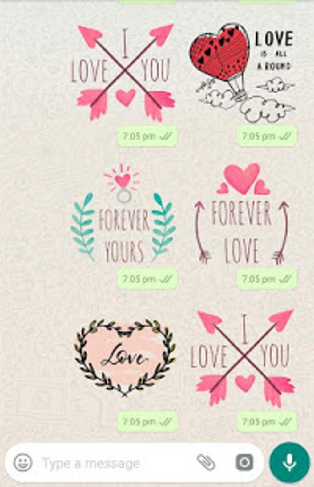 Animated Love Stickers - WAStickerApps APK para Android - Descargar