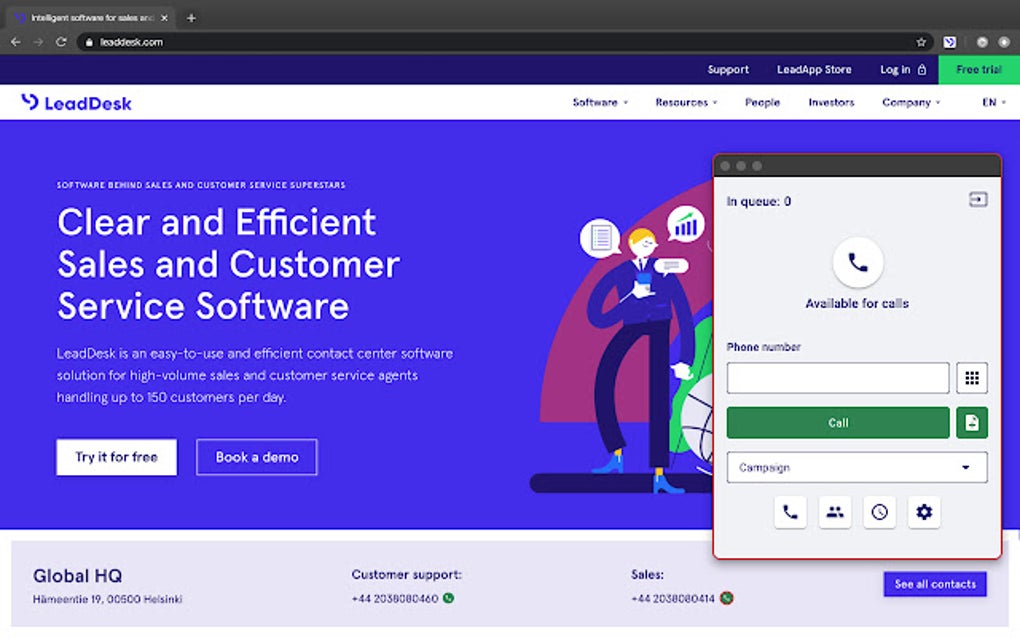 LeadDesk Talk for Google Chrome - Extension Download