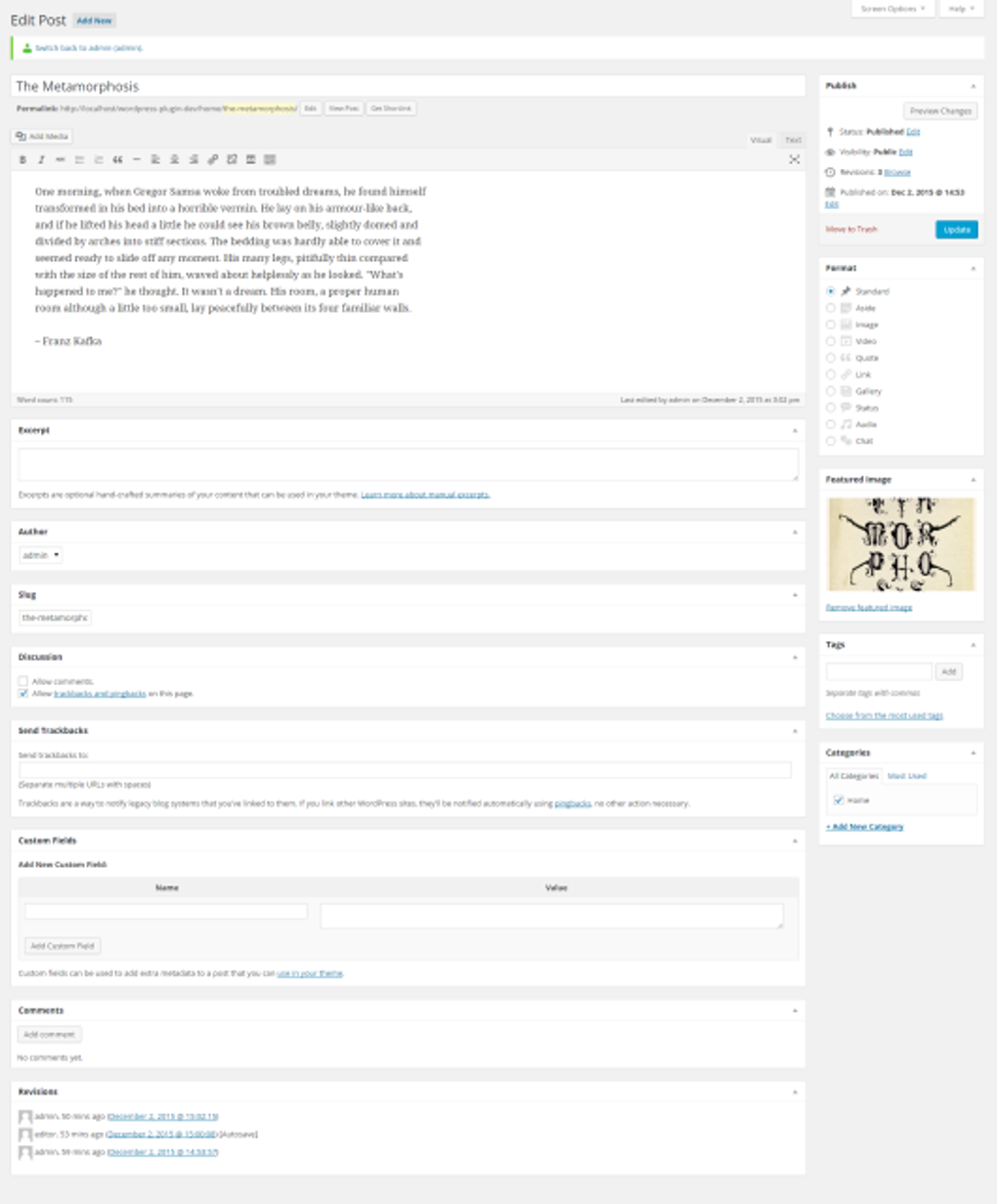 Global Meta Box Order para WordPress - Descargar