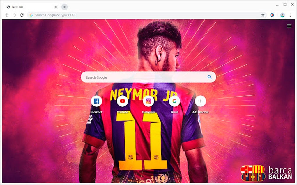 Neymar Wallpapers New Tab for Google Chrome - Extension Download