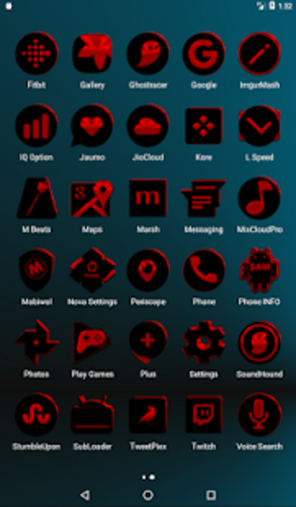 Black and Red Icon Pack Free APK for Android - Download