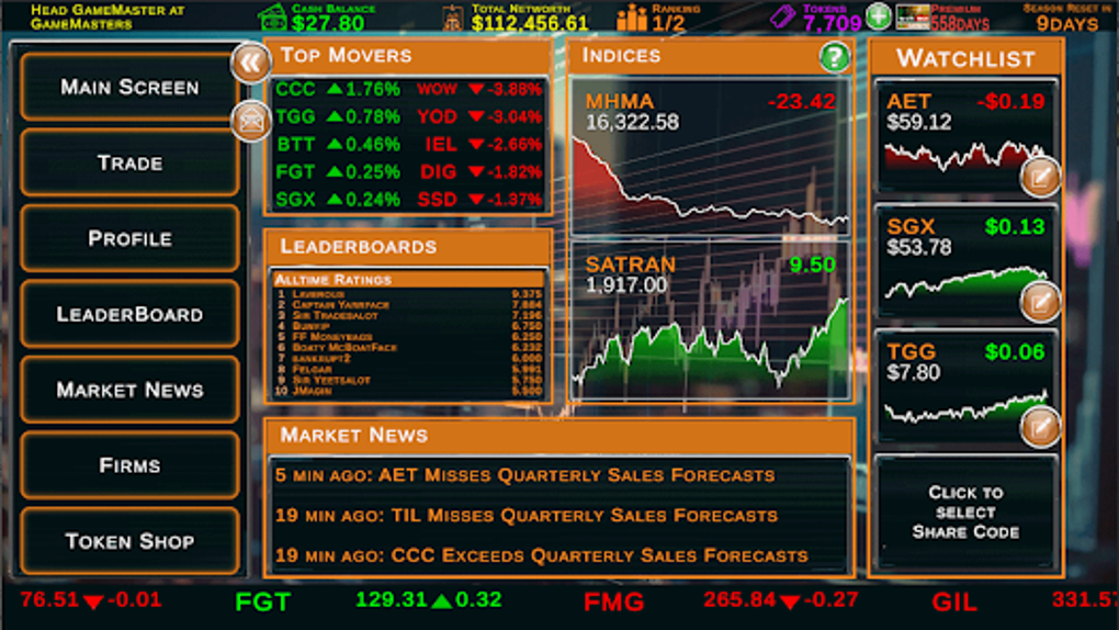 Stock Market Tycoon: Challenge for Android - Download