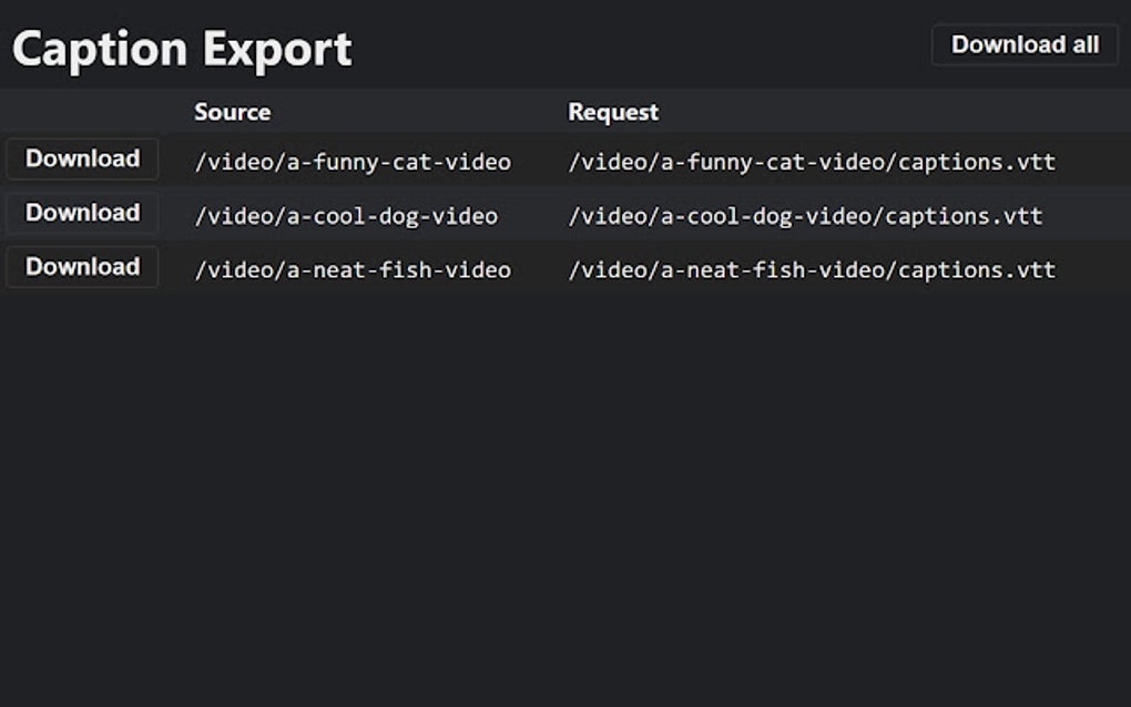 Caption Export para Google Chrome - Extensão Download Caption Export para Google Chrome - Extensão Download