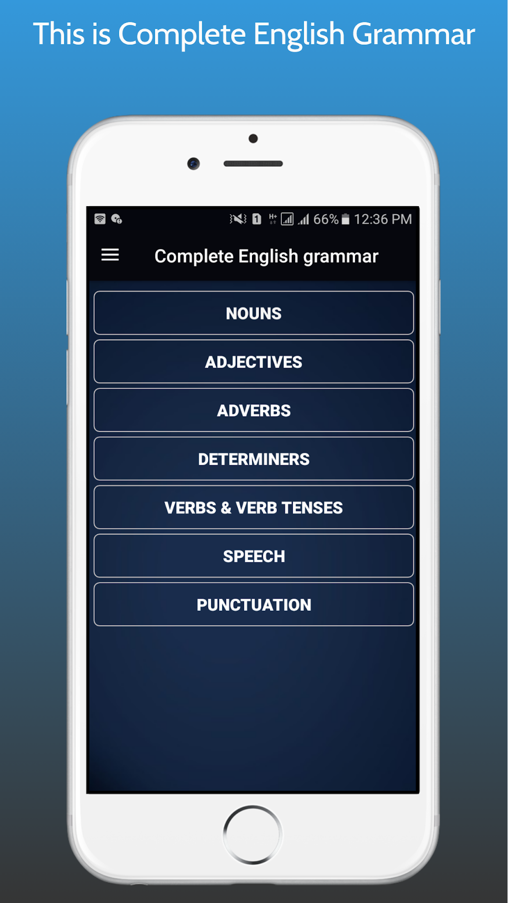 Complete English Grammar Book For Android 