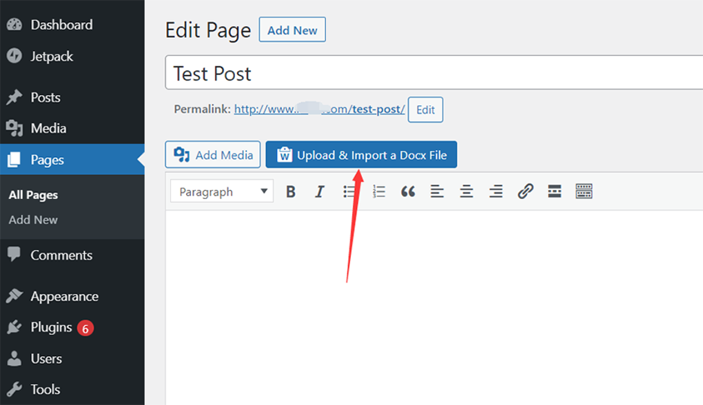 Hoo Docx Document File Importer para WordPress - Descargar