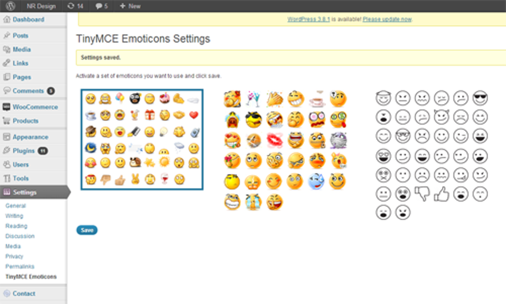 TinyMCE Emoticons para WordPress - Descargar