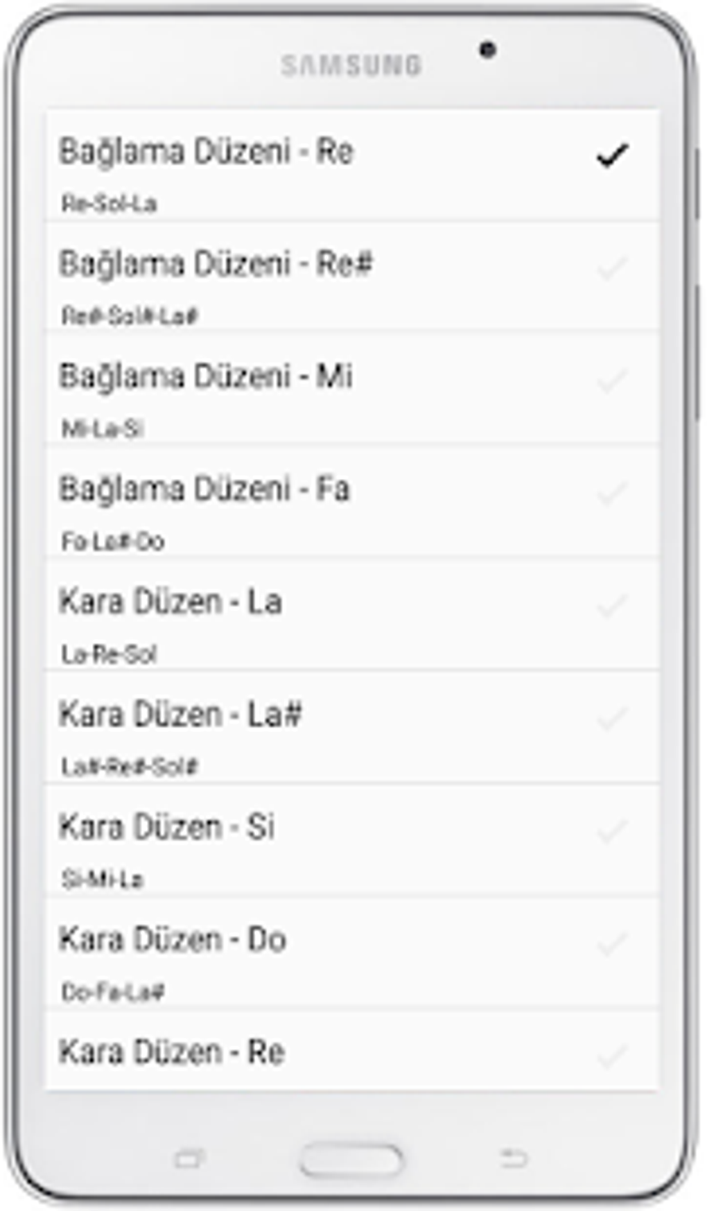 Android için Baglama Tuner Free - Bağlama Saz Akort Ücretsiz APK - İndir