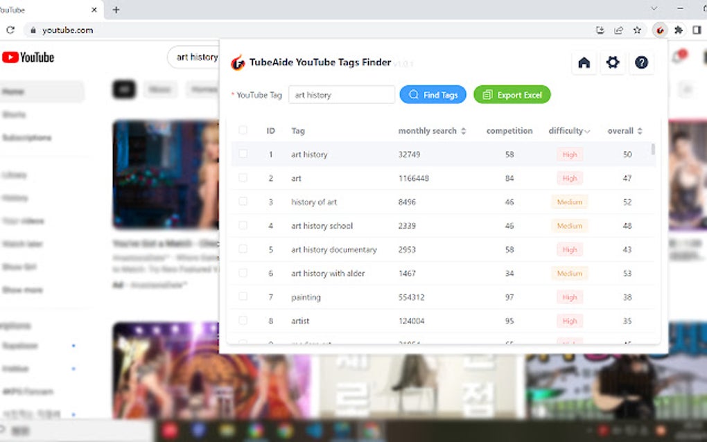 Premium Tag Finder & YouTube Video Tag Viewe para Google Chrome ...