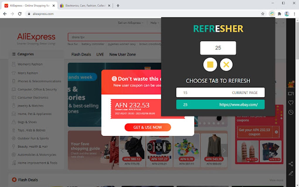 Auto Refresh para Google Chrome - Extensión Descargar