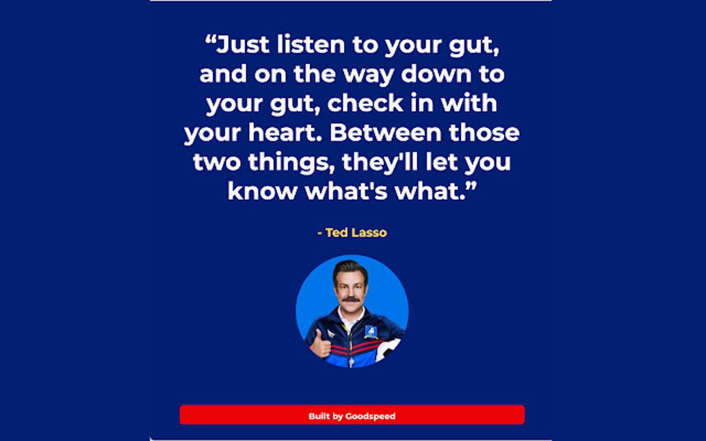 Ted Lasso Quotes for Google Chrome - Extension Download