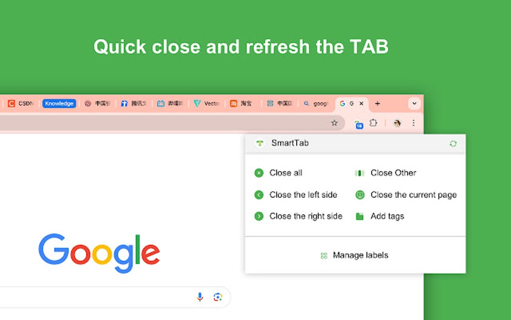 Smart TAB para Google Chrome - Extensión Descargar