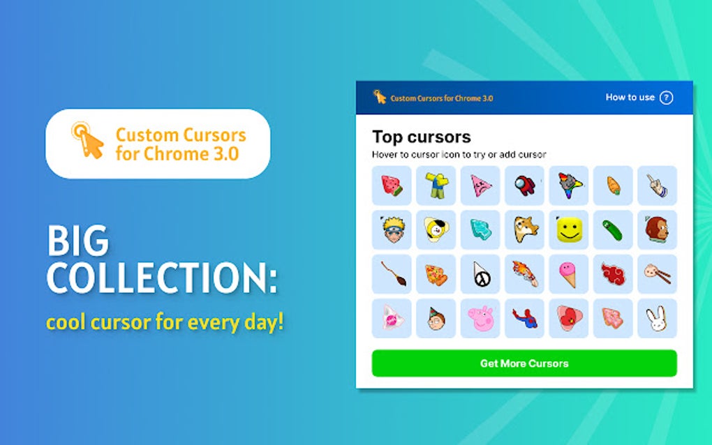 Custom Cursors 3.0 for Chrome Google Chrome için - Eklenti İndir