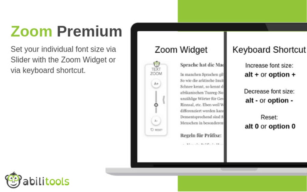 Text Zoom To Increase Font Sizes Per Google Chrome Estensione Download