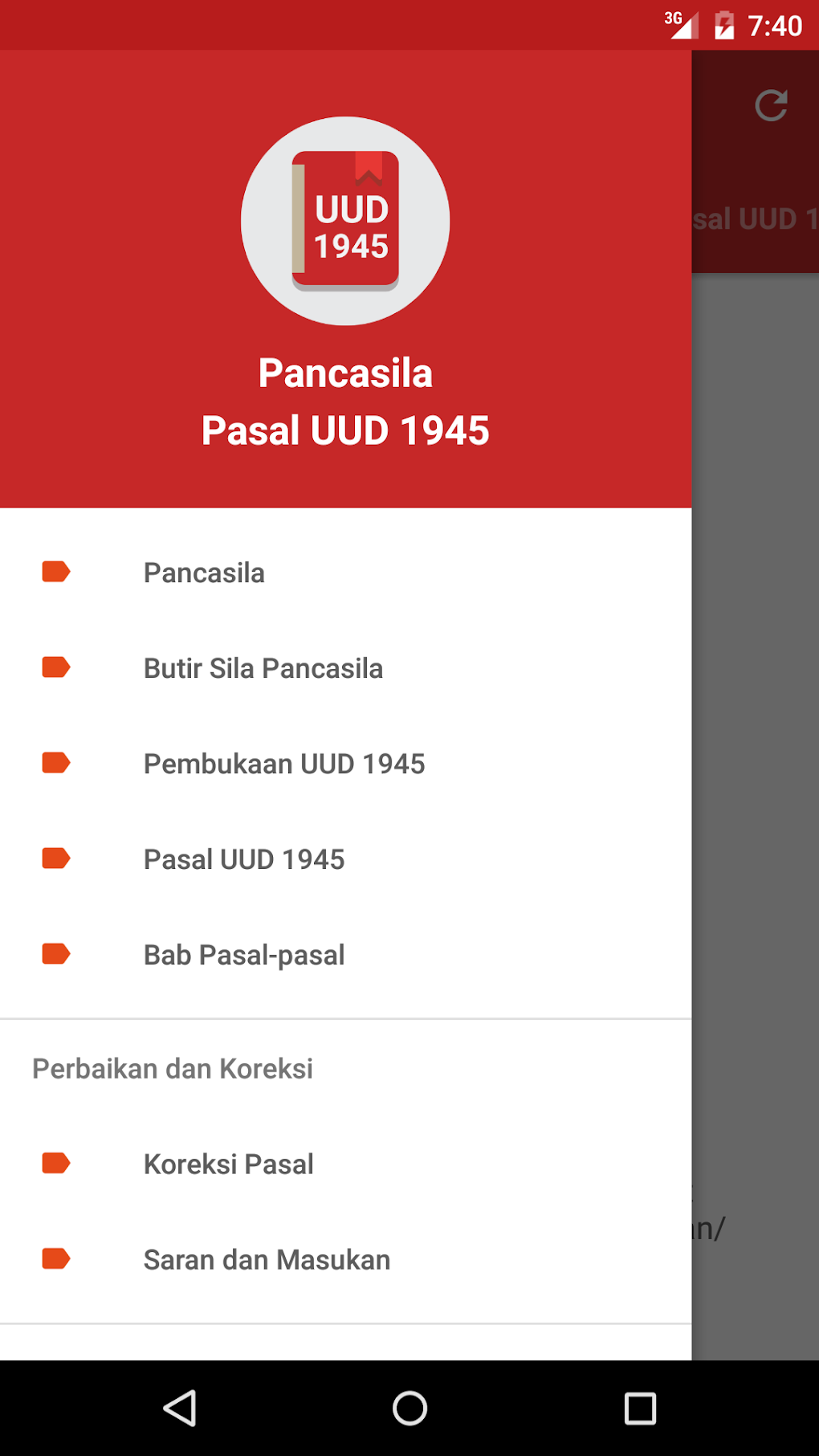 Pancasila dan UUD 1945 para Android - Descargar