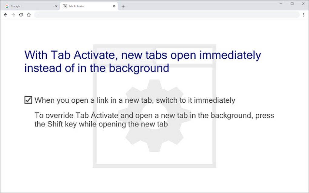 Tab Activate for Google Chrome - Extension Download Tab Activate for Google Chrome - Extension Download