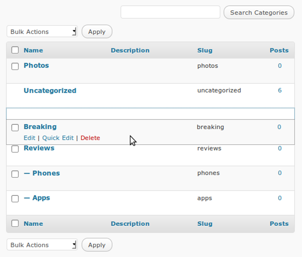 Gecka Terms Ordering para WordPress - Descargar