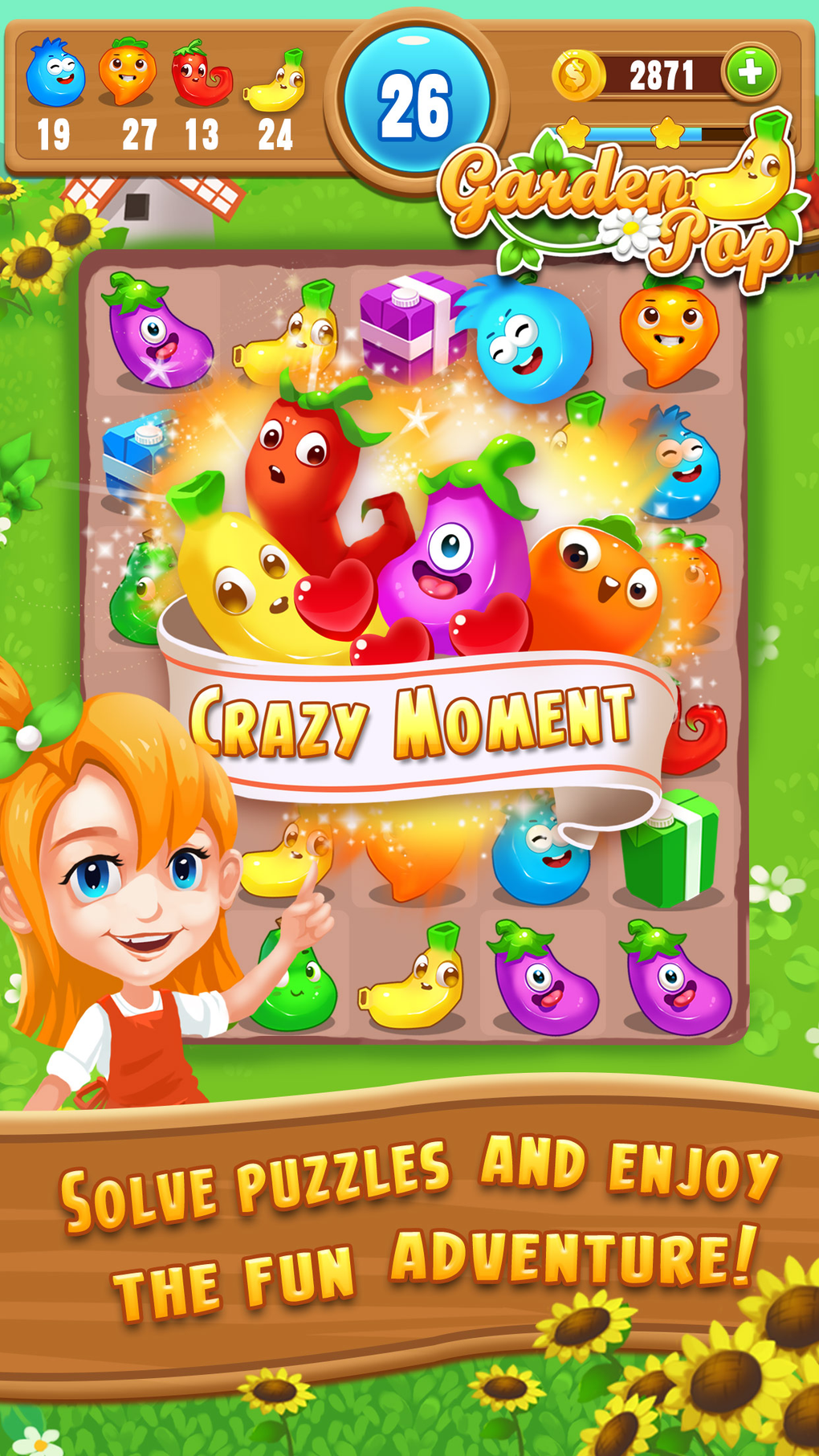 Garden Pop - Charm Match-3 for iPhone - Download