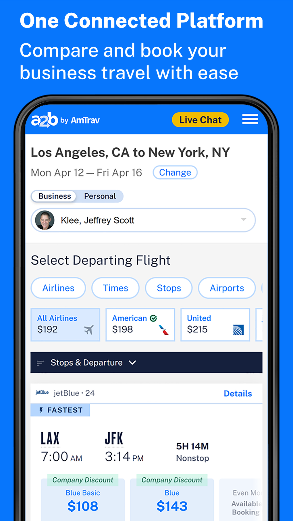 AmTrav Business Travel for iPhone - Download