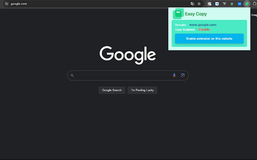 Easy Copy pour Google Chrome - Extension Télécharger