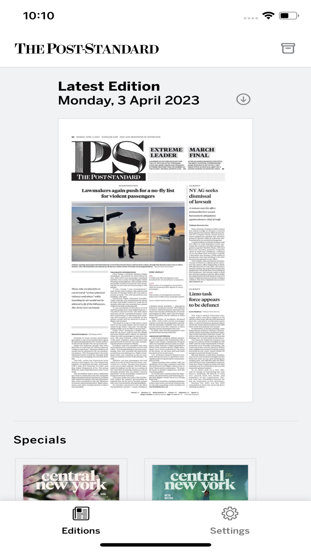 The Post-Standard para iPhone - Descargar