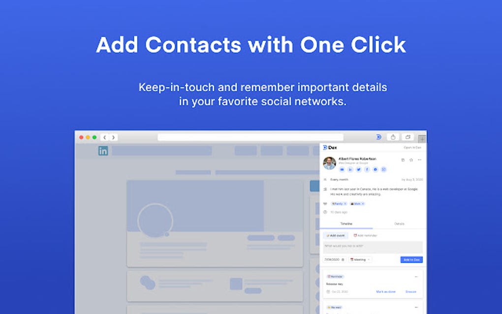 Dex for Chrome - Personal CRM and Rolodex para Google Chrome ...