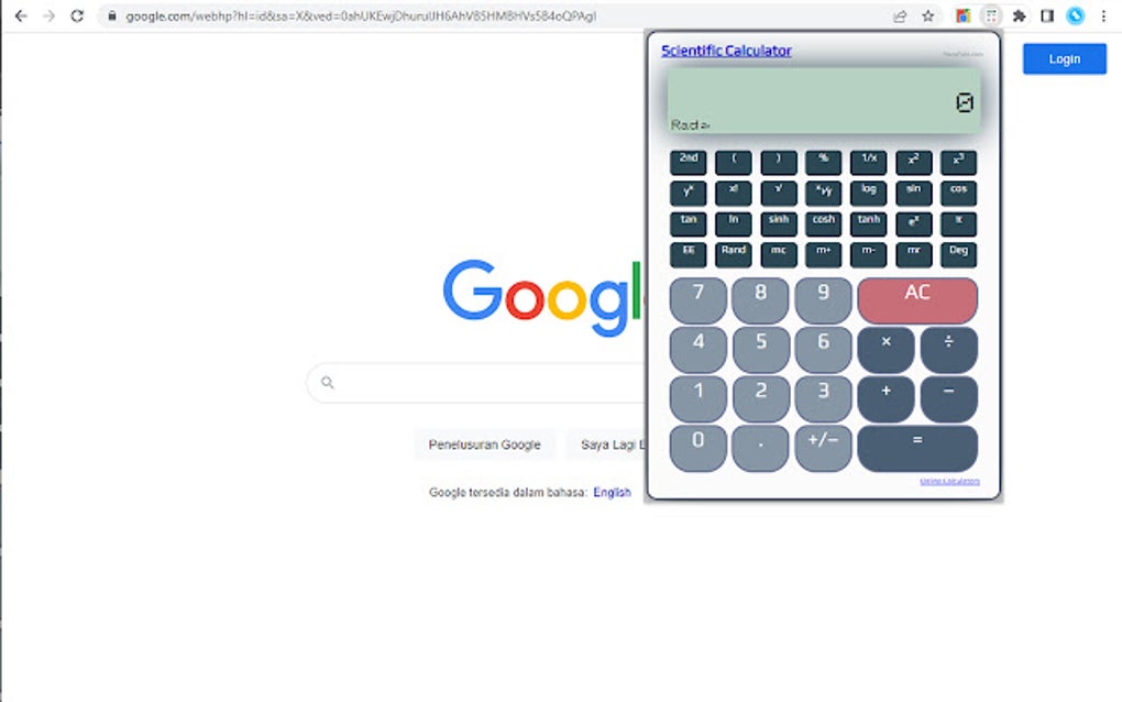 Scientific Calculator for Google Chrome - Extension Download