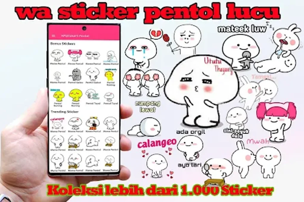 Kumpulan Stiker Pentol Lucu WA for Android - Download