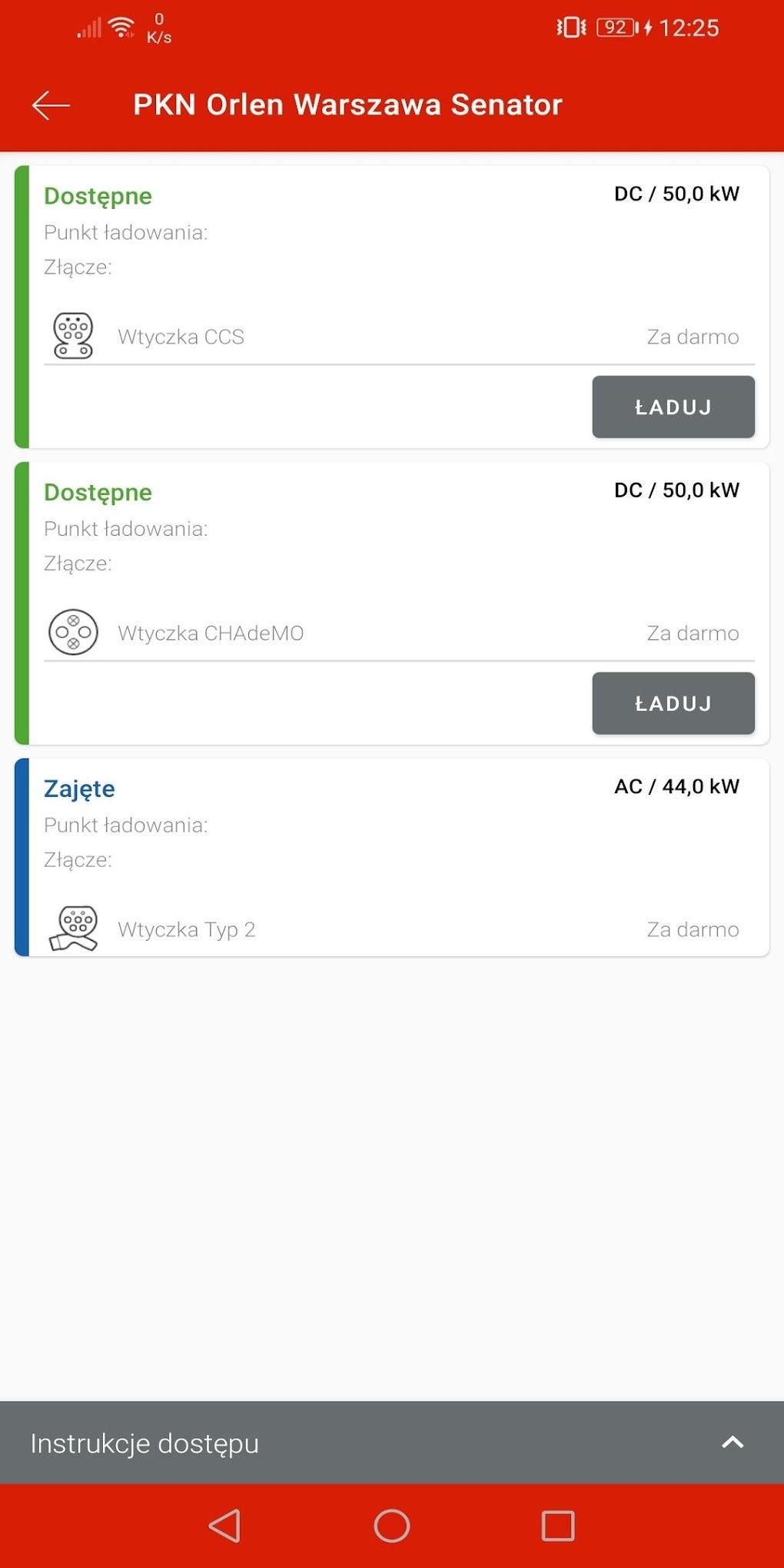 ORLEN Charge para Android - Descargar