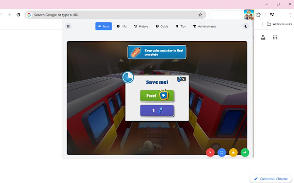 Subway Surfers Bali Game para Google Chrome - Extensión Descargar