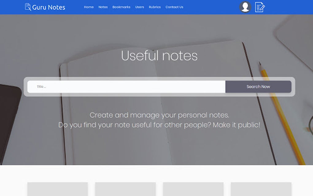 Guru Notes Bookmarks pour Google Chrome - Extension Télécharger