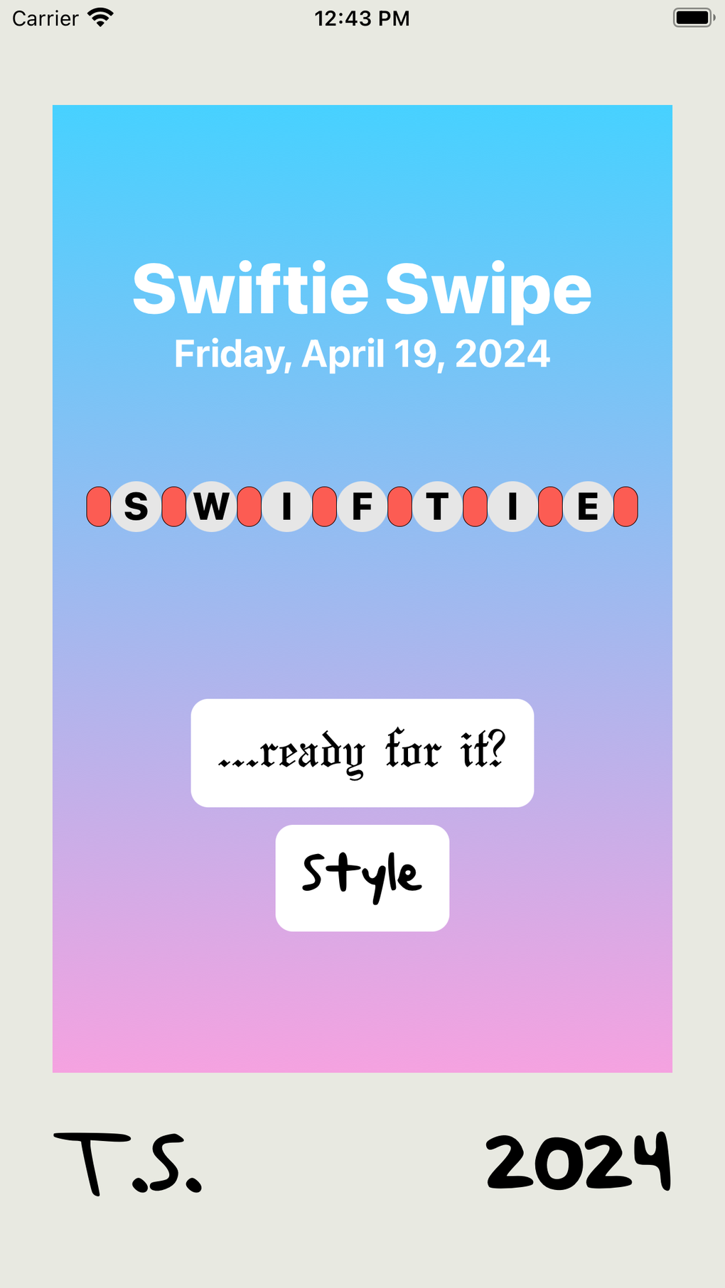 Swiftie Swipe for iPhone - Download