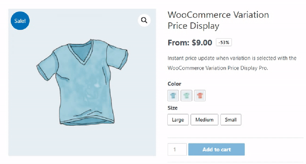 Variation Price Display For WooCommerce para WordPress - Descargar