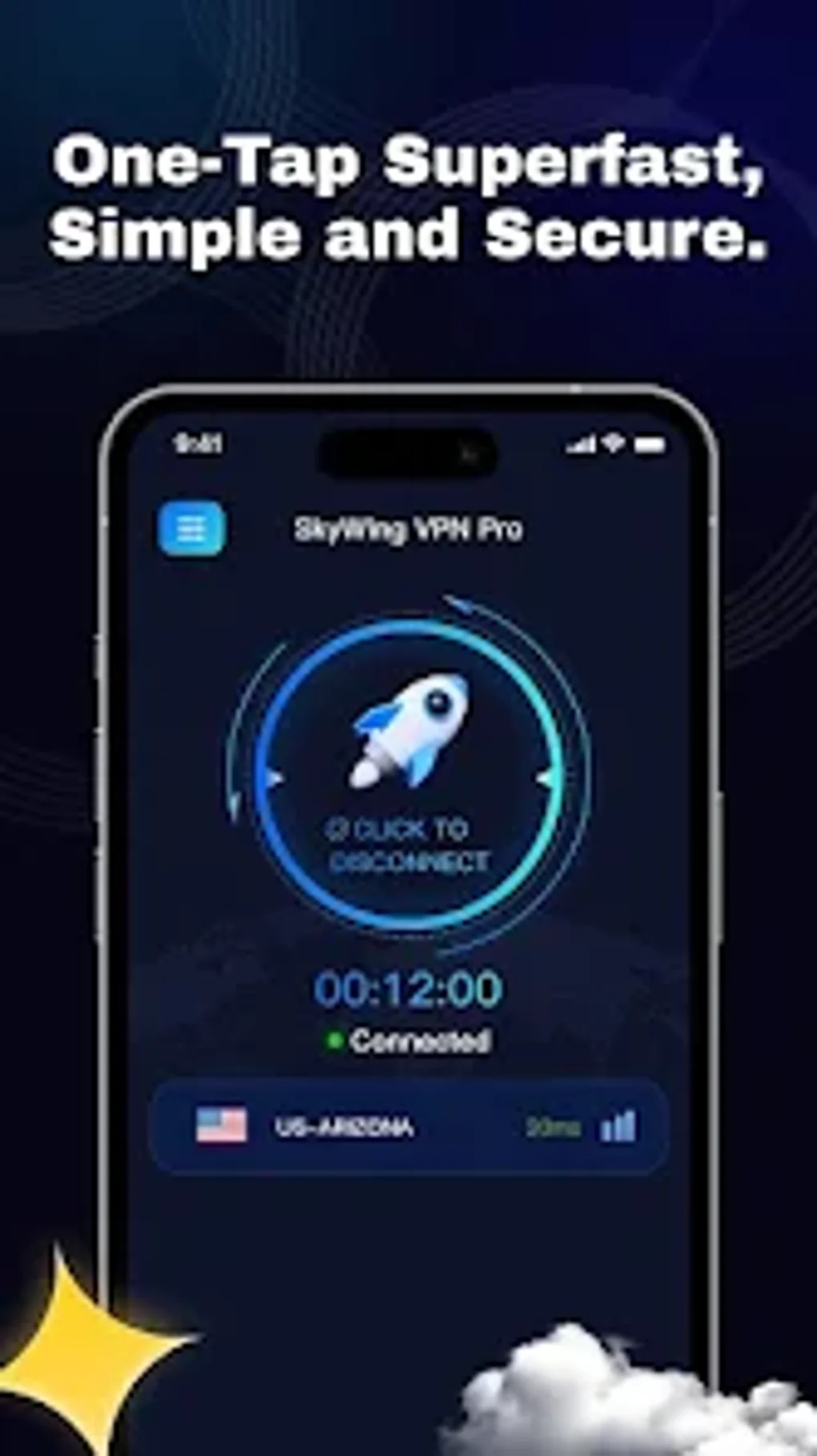 SkyWing VPN Pro สำหรับ Android - ดาวน์โหลด