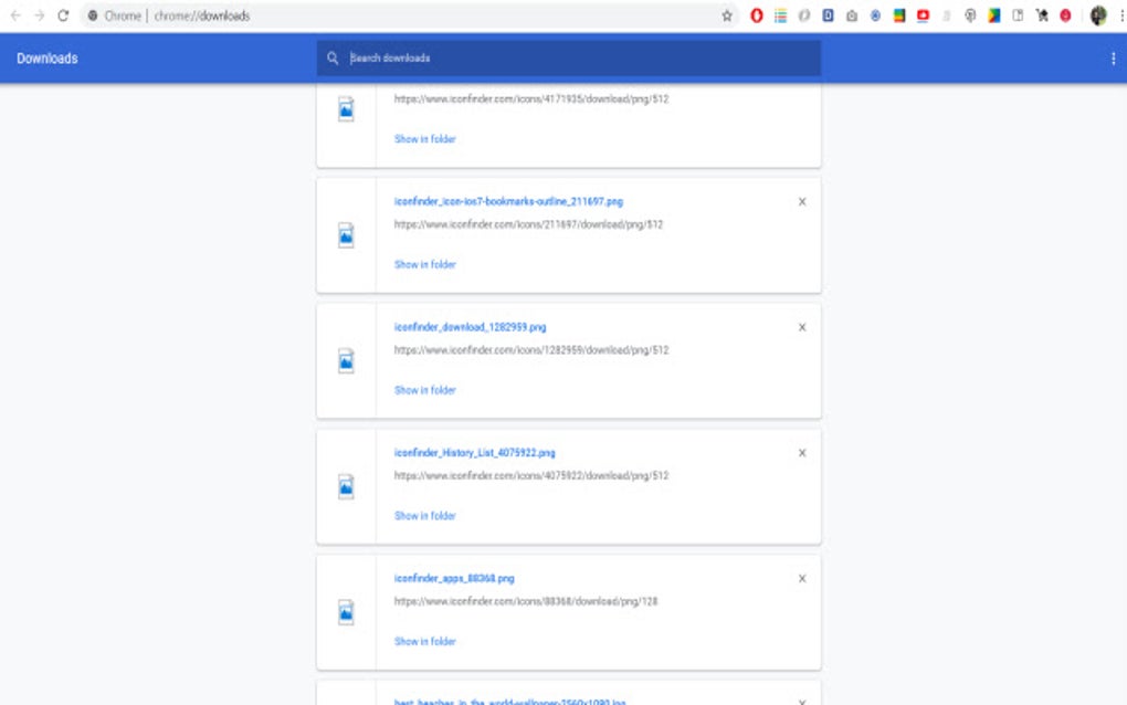 Downloads for Google Chrome - Extension Download