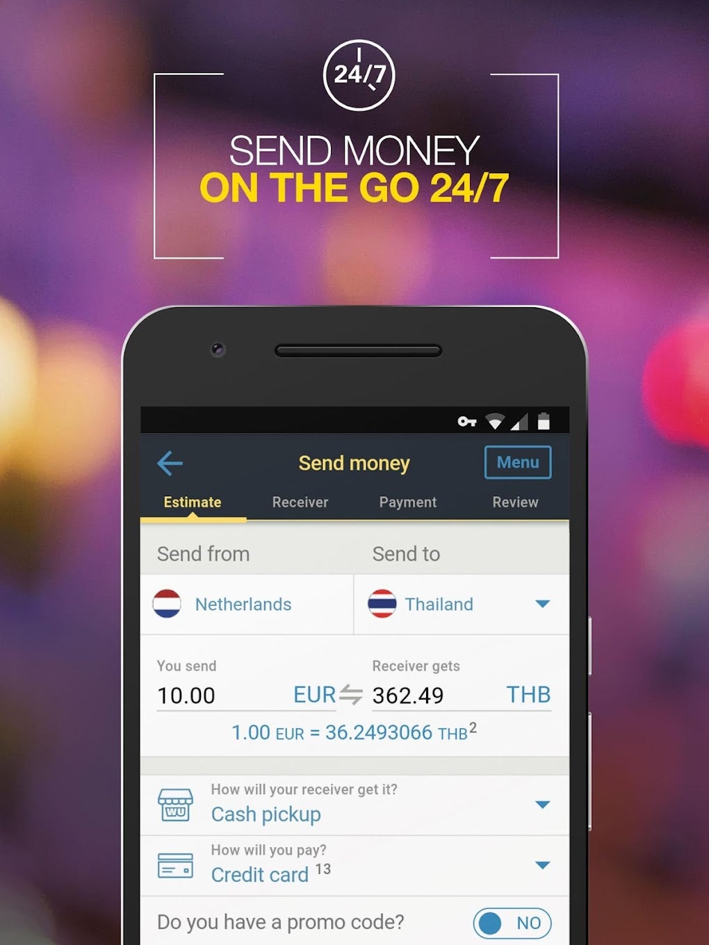 Western Union NL - Send Money Transfers Quickly - for Android - Download
