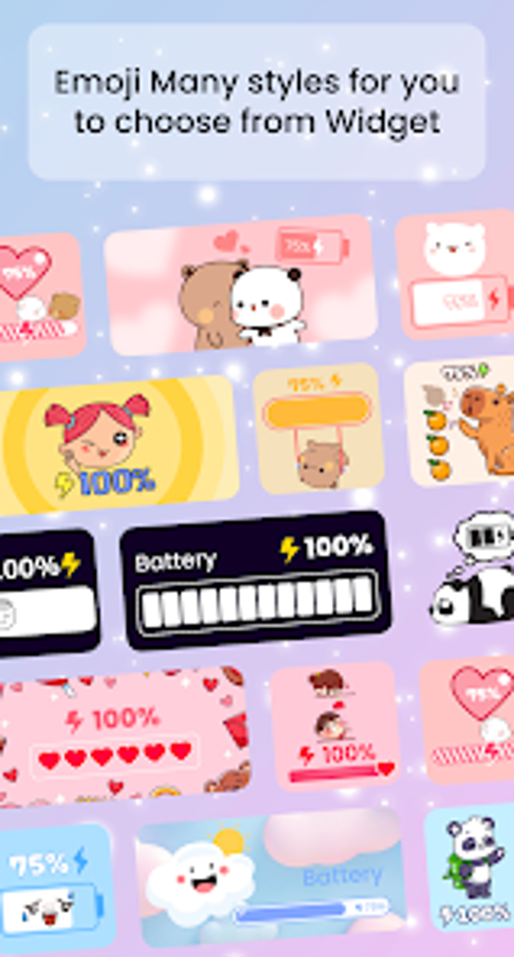 Emoji Battery Widget: Offline per Android - Download