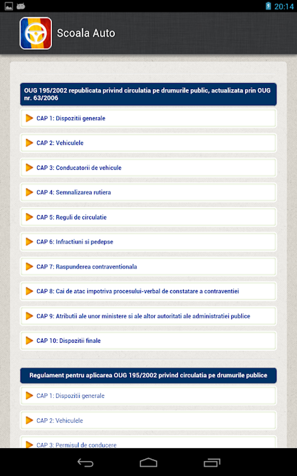 Scoala Auto - Chestionare Auto APK for Android - Download
