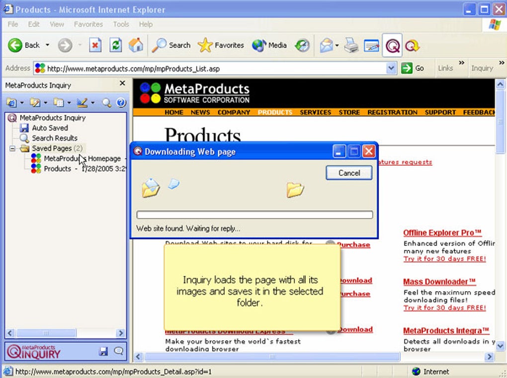 MetaProducts Inquiry - Download