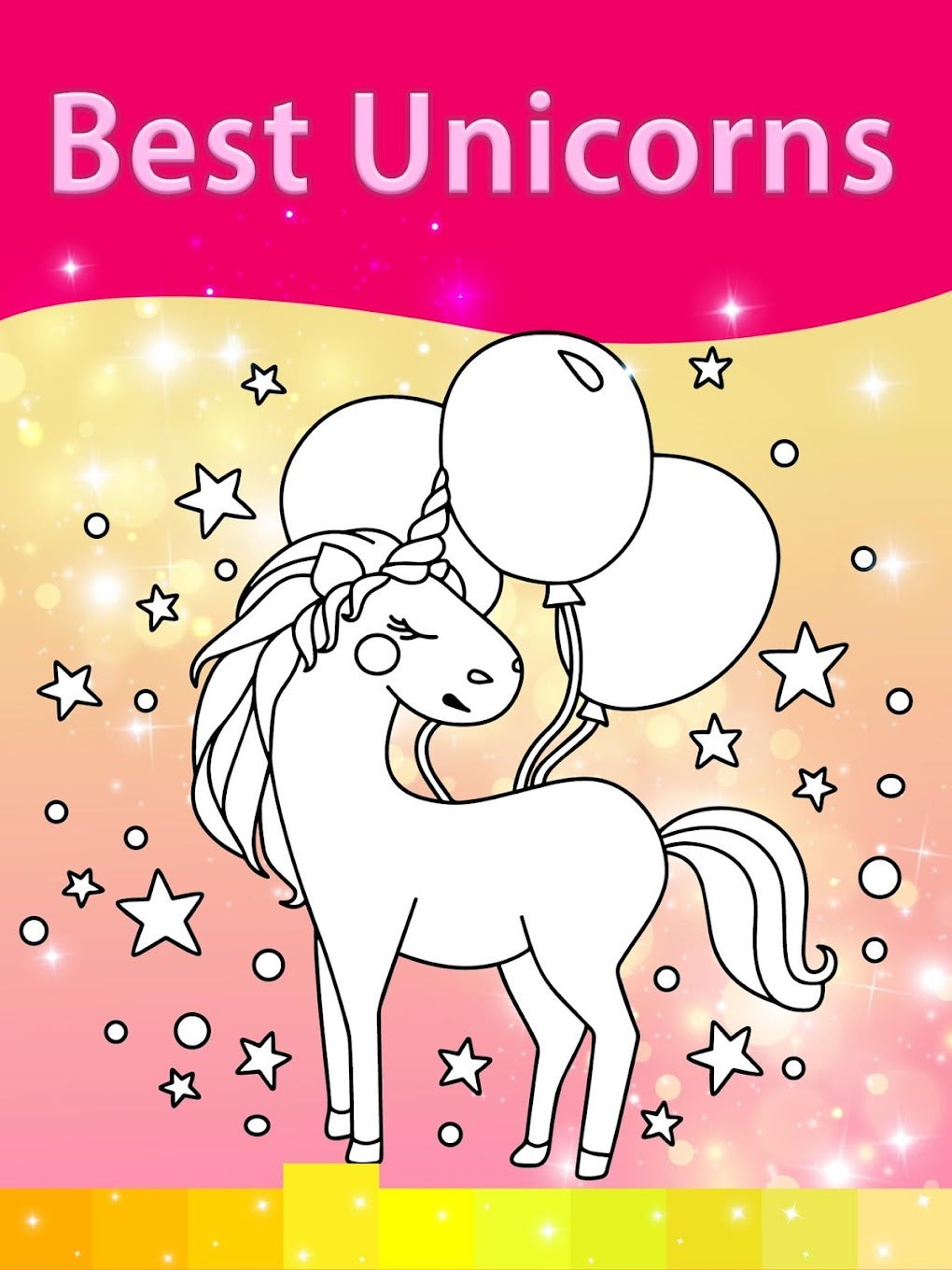 Unicorn Coloring Pages with Animation Effects for Android - Download