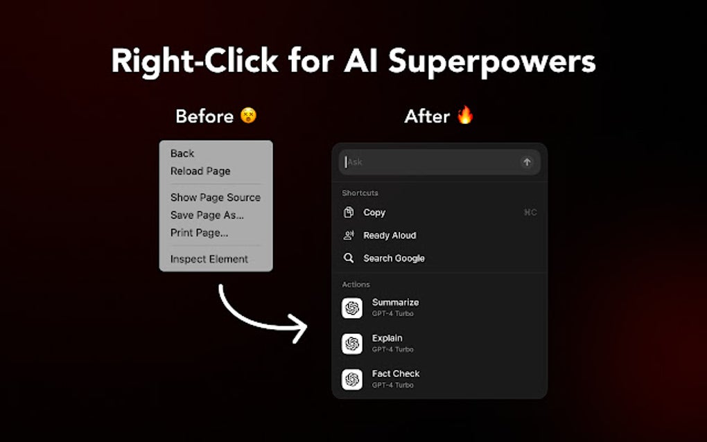 Righty: Right-Click for AI Superpowers Google Chrome 용 - 확장 프로그램 다운로드