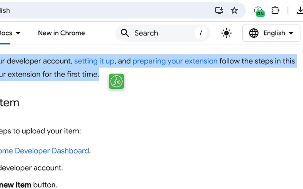 Simple Text to Speech für Google Chrome - Erweiterung Download