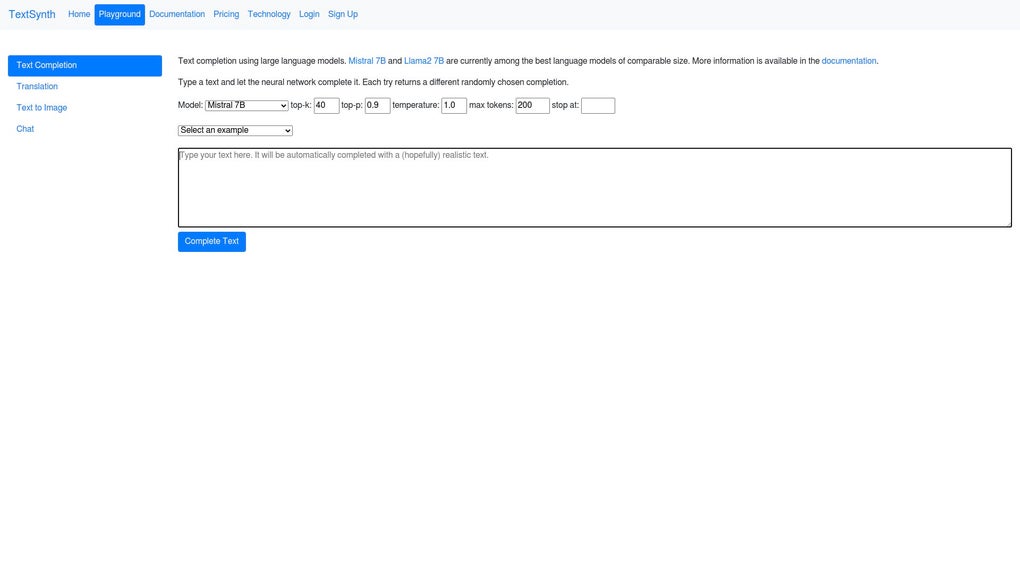 Ai 문서 생성기 및 편집기를 위한 Textsynth Text Completion 리뷰 기능 및 사용 사례