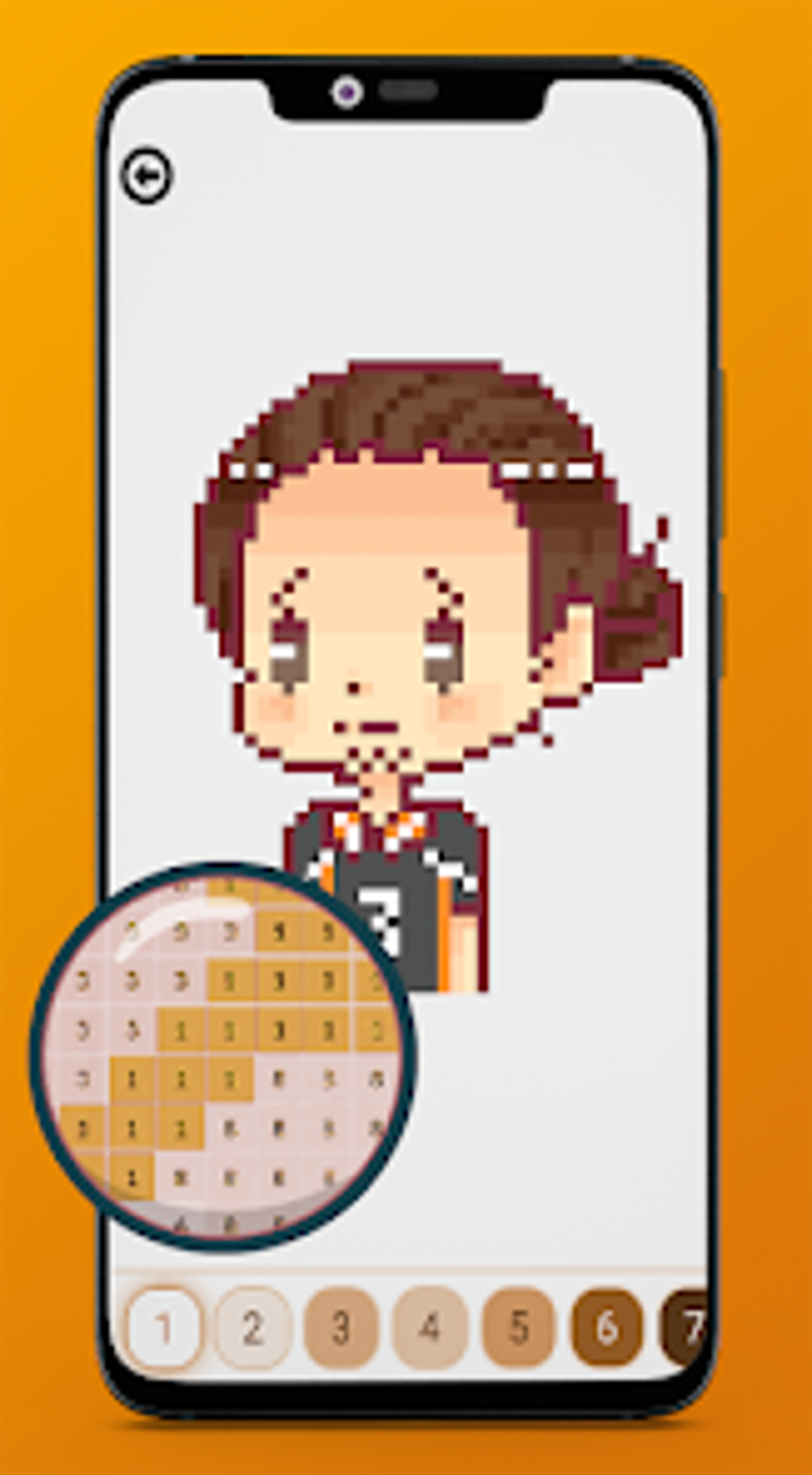 Color By Number Haikyu Voor Android Download
