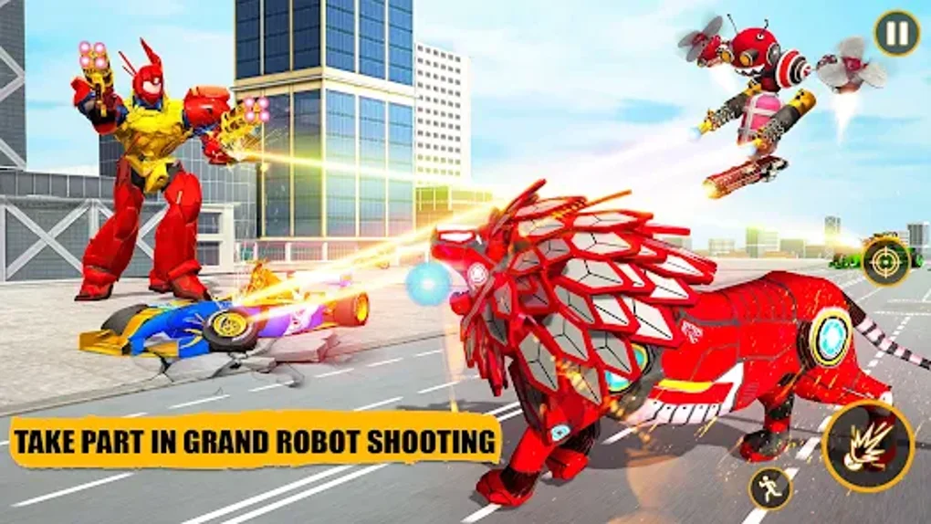 Lion Robot Transformation Game para Android - Descargar
