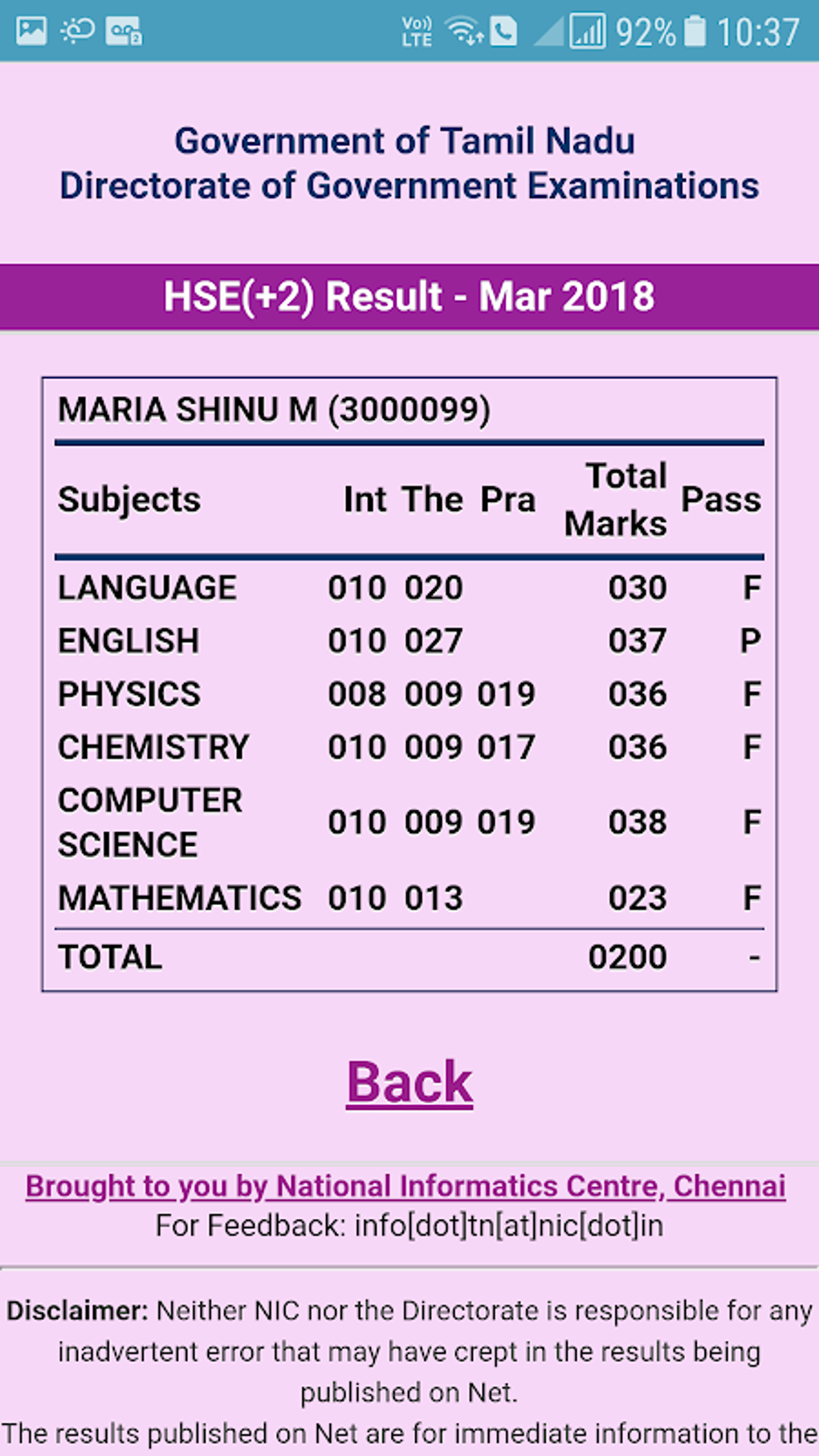 TN HSC Results APK for Android - Download